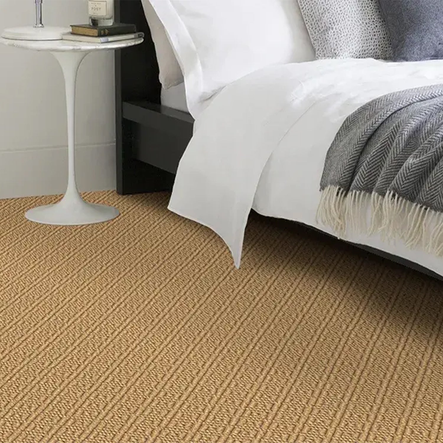 Alternative Flooring Anywhere Ca-rPET Diamond Faux Sisal Recycled Fibr ...